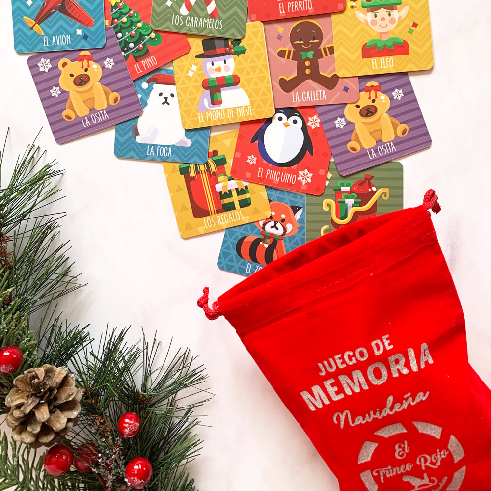 Memorama Navideño – El Trineo Rojo